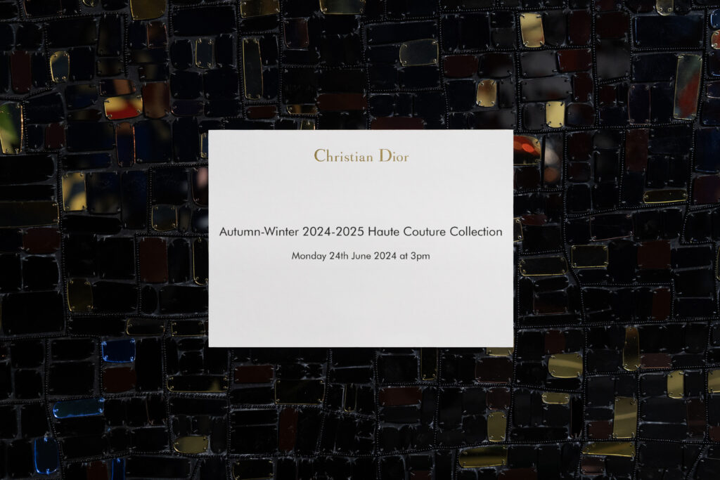 DIOR HC AW2425 INVITATION - Grazia