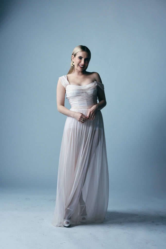 Emma Roberts Got Engaged In A Chic Bohemian Top From Dôen