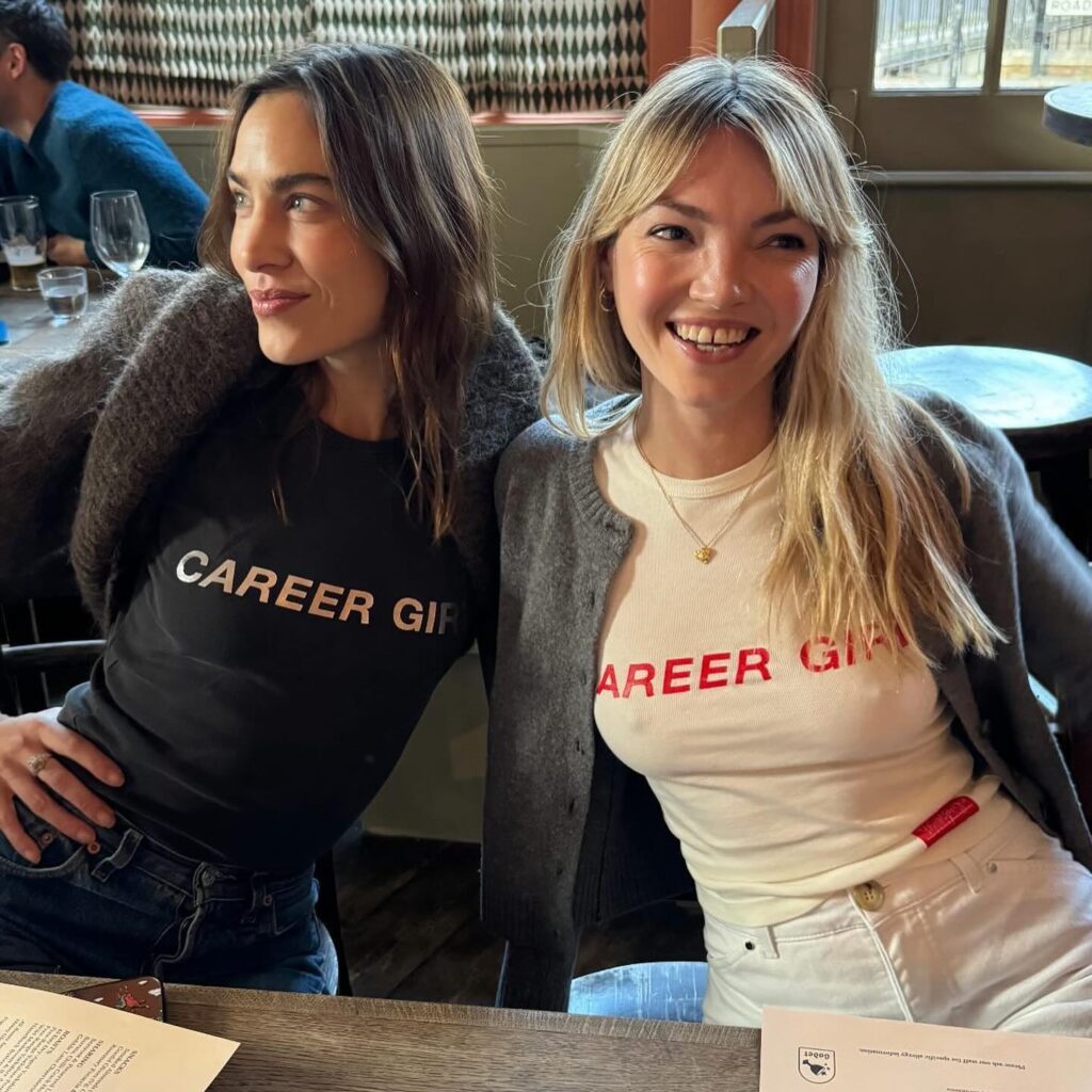 Alexa Chung Is A 'Career Girl' In Exclusive Paris Georgia Top