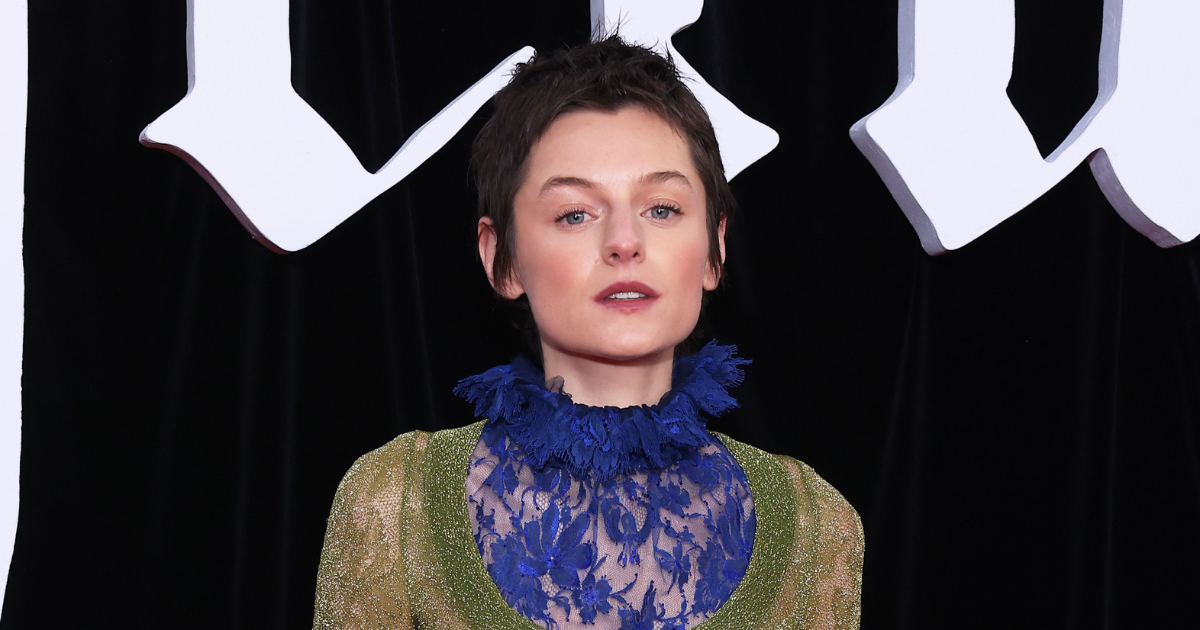 Emma Corrin Sinks Their Teeth Into Saint Laurent For 'Nosferatu'