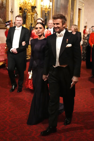 Victoria Beckham Channels Posh Spice For State Banquet Debut