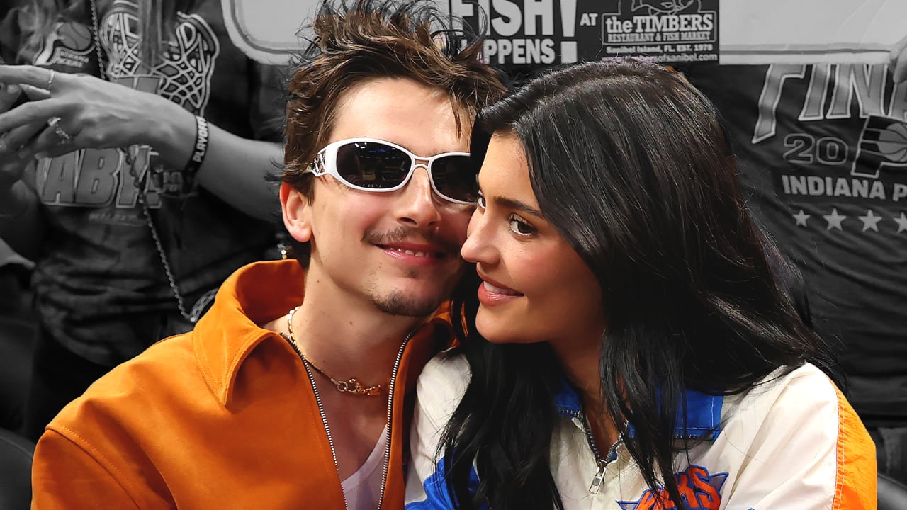 Kylie Jenner and Timothée Chalamet's Courtside Date Night Style