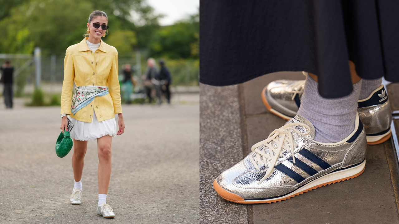 Silver Sneakers Are A 2025 Staple—Here Are The Pairs To Shop